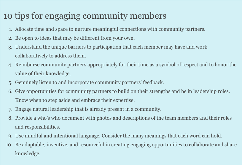 Meaningful Community Collaboration in Research – Family Medicine ...