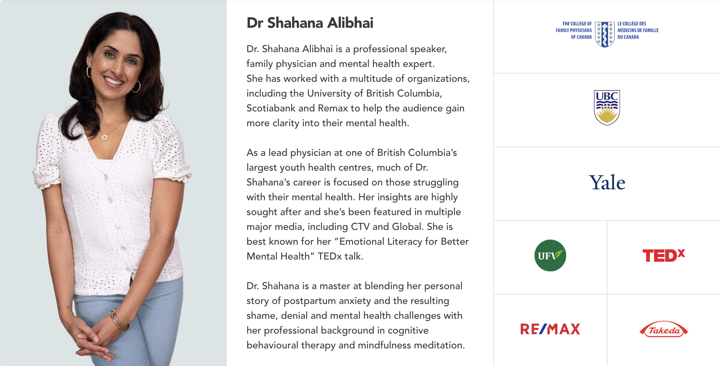 UBC Dawn Patrol Series: Dr. Shahana Alibhai – Family Medicine Residency ...